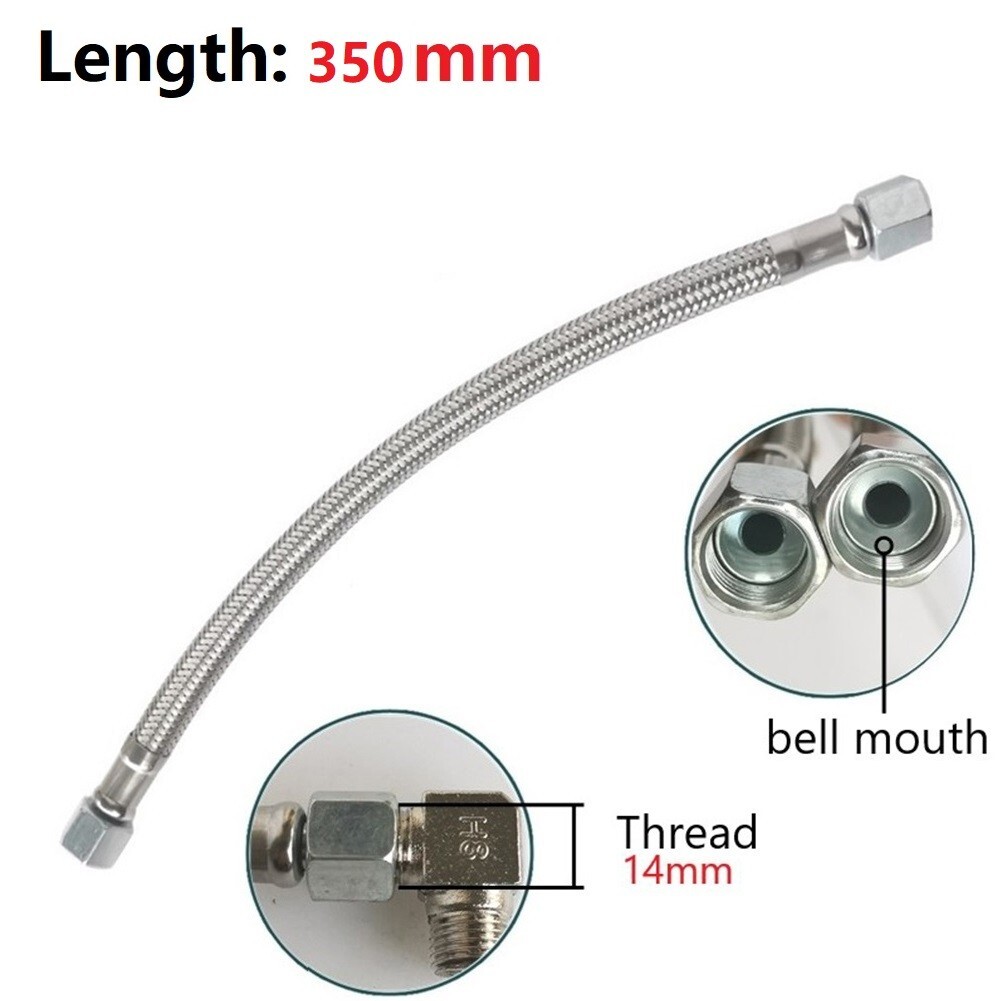 Oil free Air Compressor Flexible Hose 350mm Stainless Steel Connecting ...