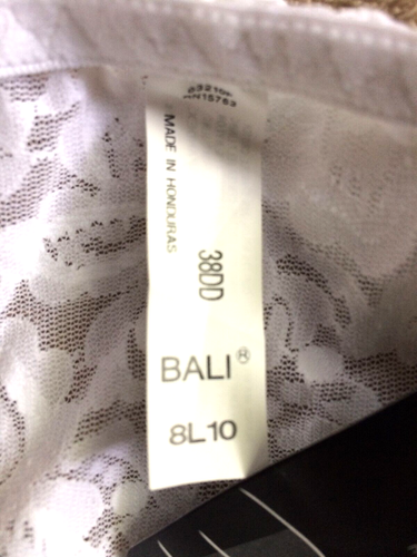 Bali 38DD White Underwire All Over Solutions Shaper Style 8L10 NWT | eBay