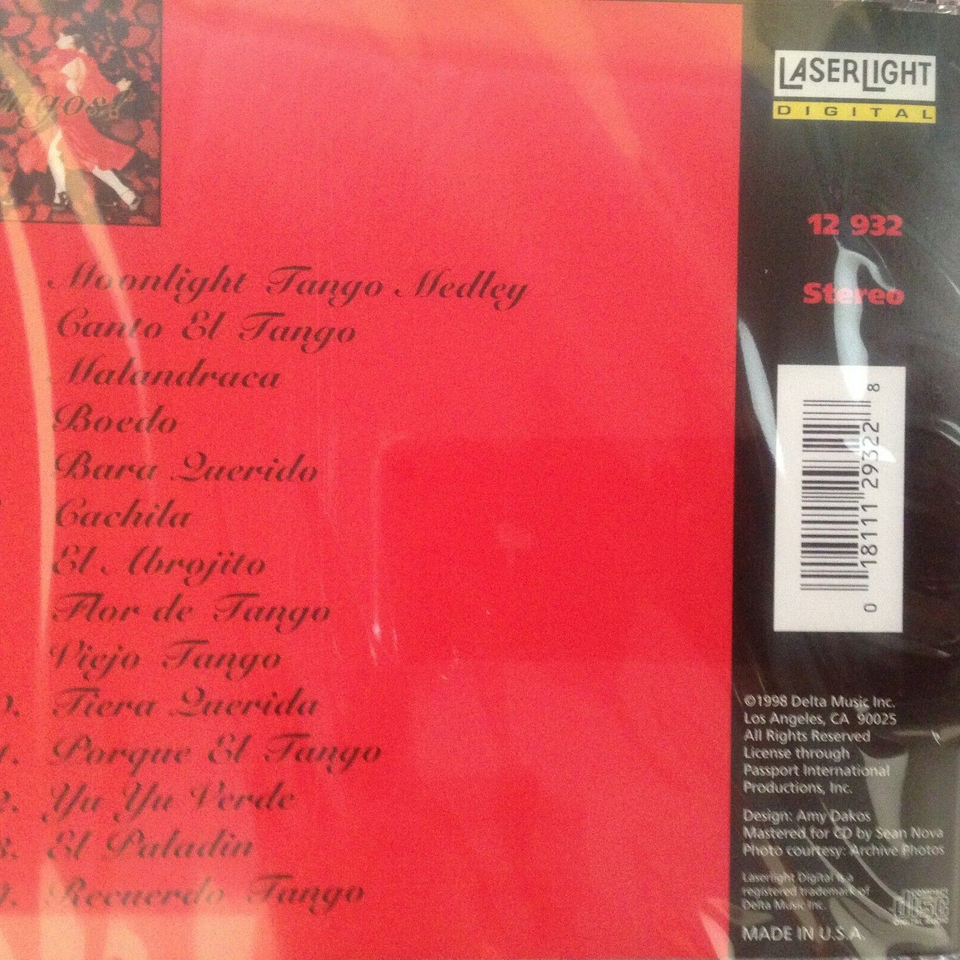 Tangos!: Authentic Tango Classics by Various Artists (CD, Mar-1998 ...