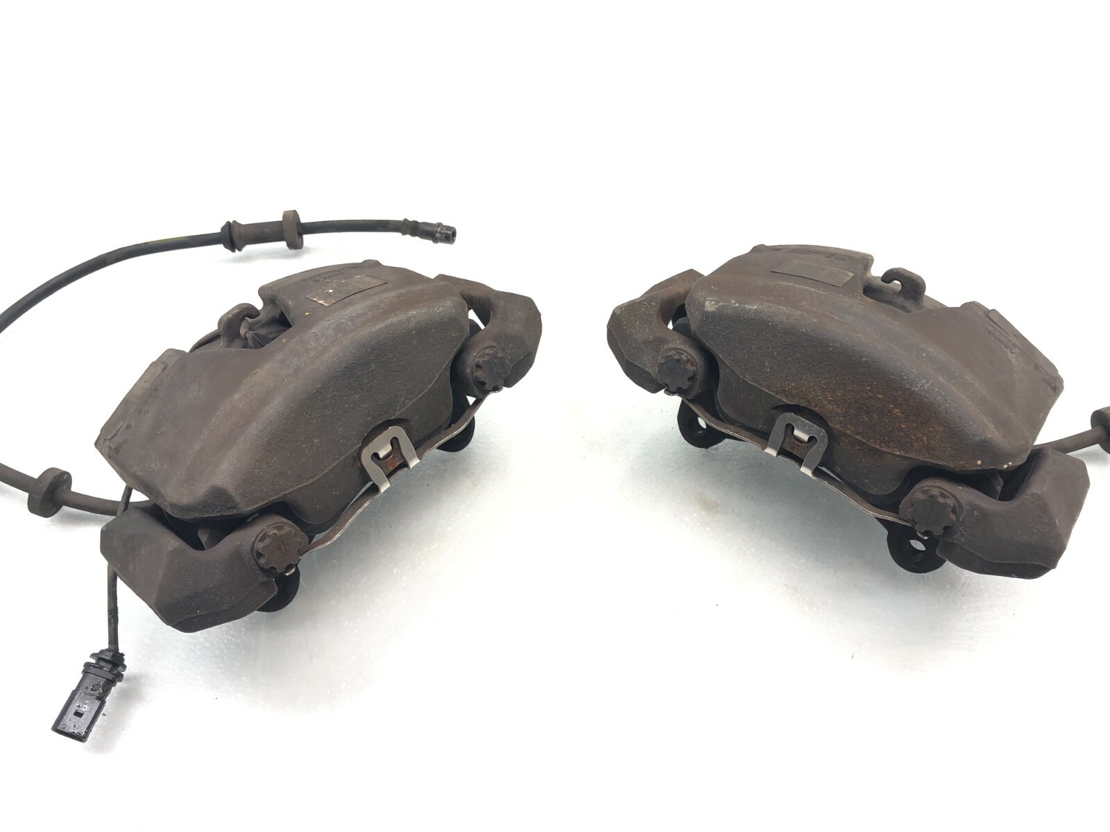2012-2017 AUDI A6 C7 TDI FRONT BRAKE CALIPERS W/ PADS SET X2 OEM. | eBay