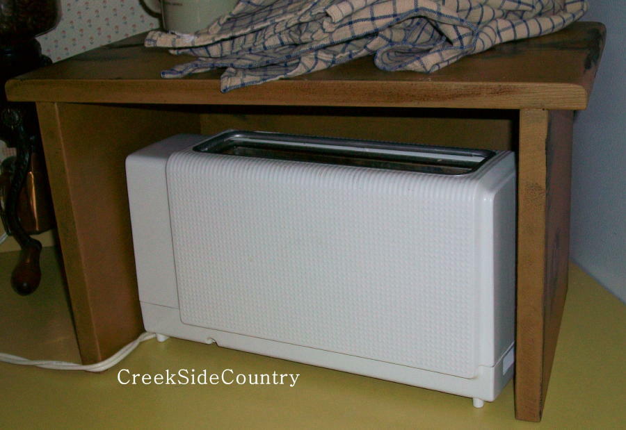 Primitive Farmhouse Wood Toaster Cover 15" W x 9 3/4" D x 10" T | eBay