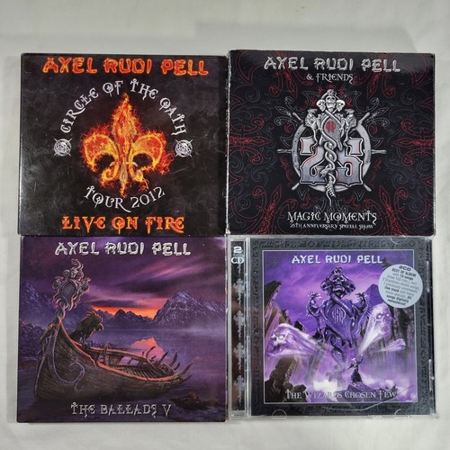 Axel Rudi Pell CD Lot Of 4 Live On Fire 2012 Magic Moments Wizard ...