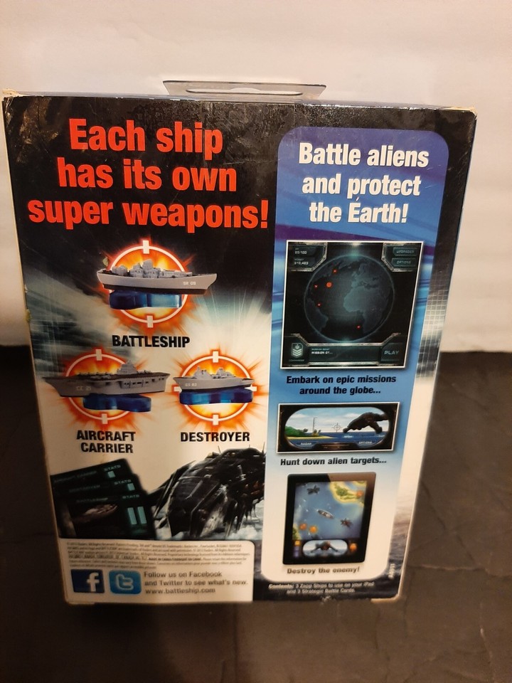 Hasbro Battleship Zapped, Battle Aliens on iPad, 3 Zapp Ships & Battle ...