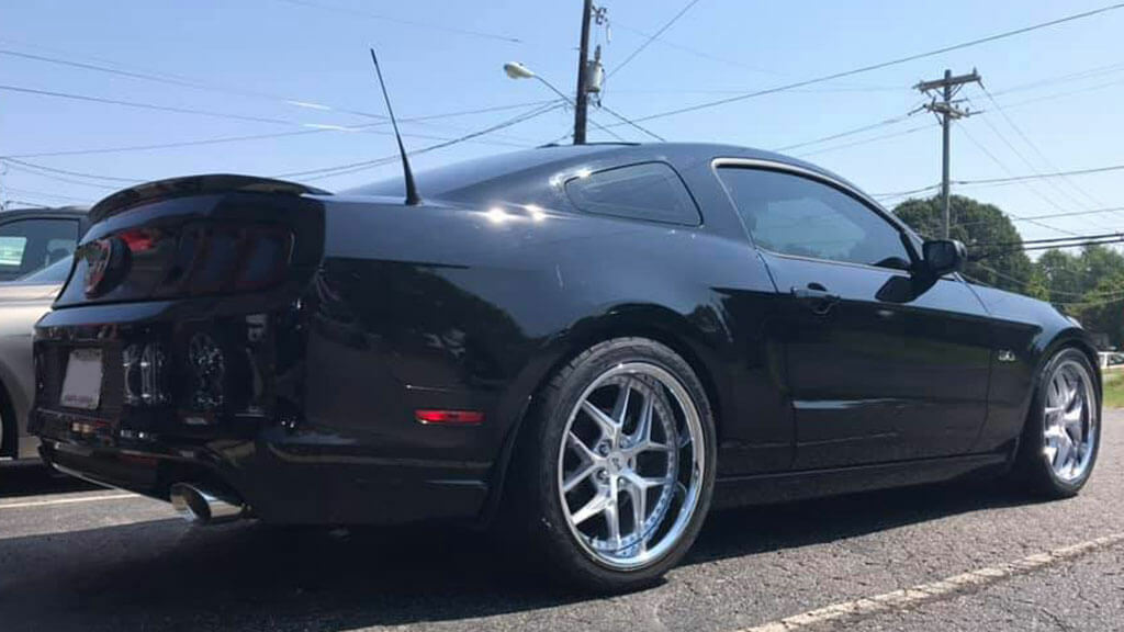 4ea 20" Staggered Niche Wheels M225 Vice Silver w Chrome Lip Rims(S43 ...