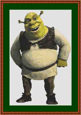 Shrek Cross Stitch Kit | eBay
