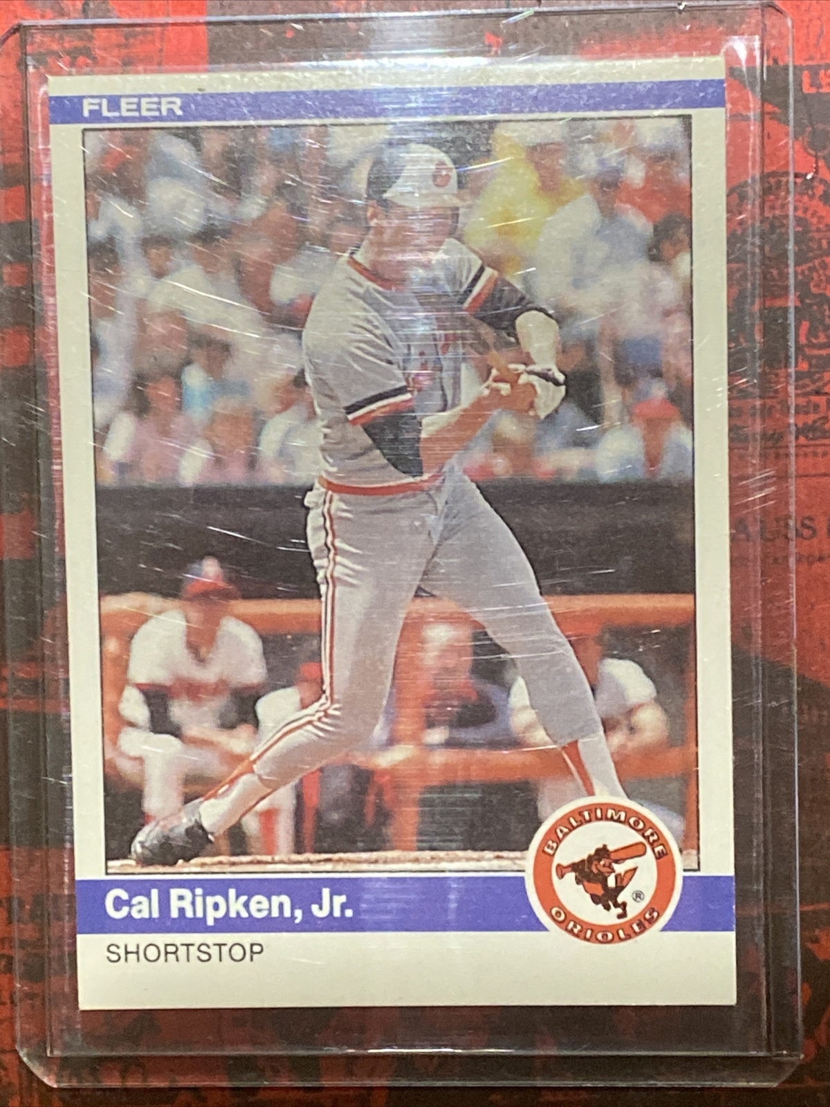 1984 Fleer Cal Ripken, Jr. Rookie (RC) Baseball Card #17 Orioles ...