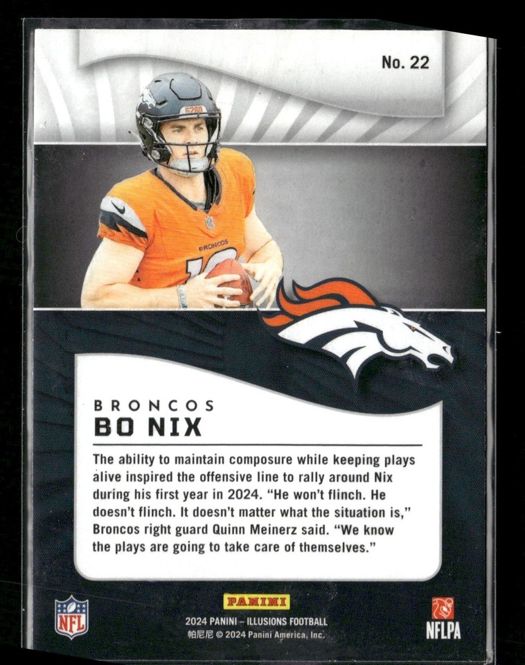Bo Nix ROOKIE CARD lot - Denver Broncos | eBay
