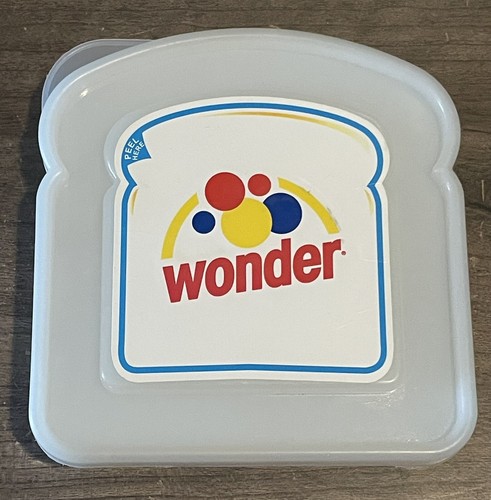 Wonder Bread Sandwich Holder Keeper Container Snack Hostess | eBay
