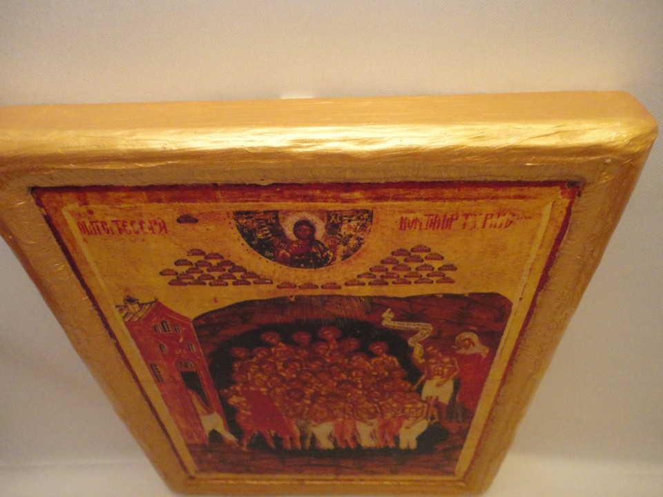 40 Forty Martyrs of Sebaste Rare Byzantine Greek Orthodox Icon Art on ...