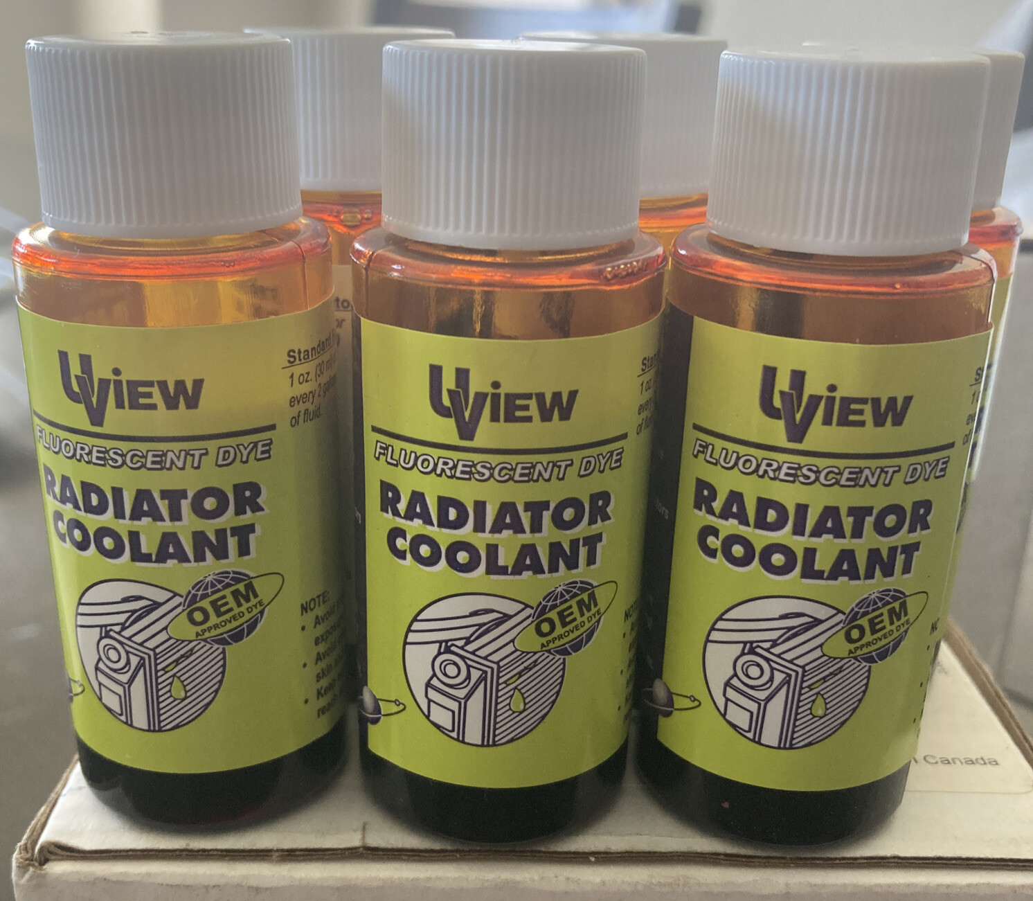 UView B483906 Radiator Coolant Dye 6 1oz Bottles for sale online | eBay