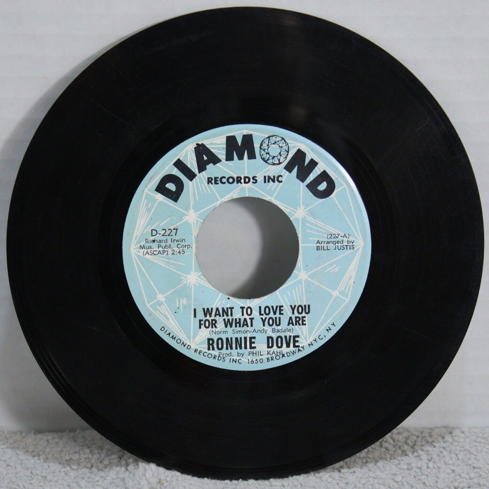 Ronnie Dove Diamond Records 1960s Pop 45 RPM Lot of 4 | eBay