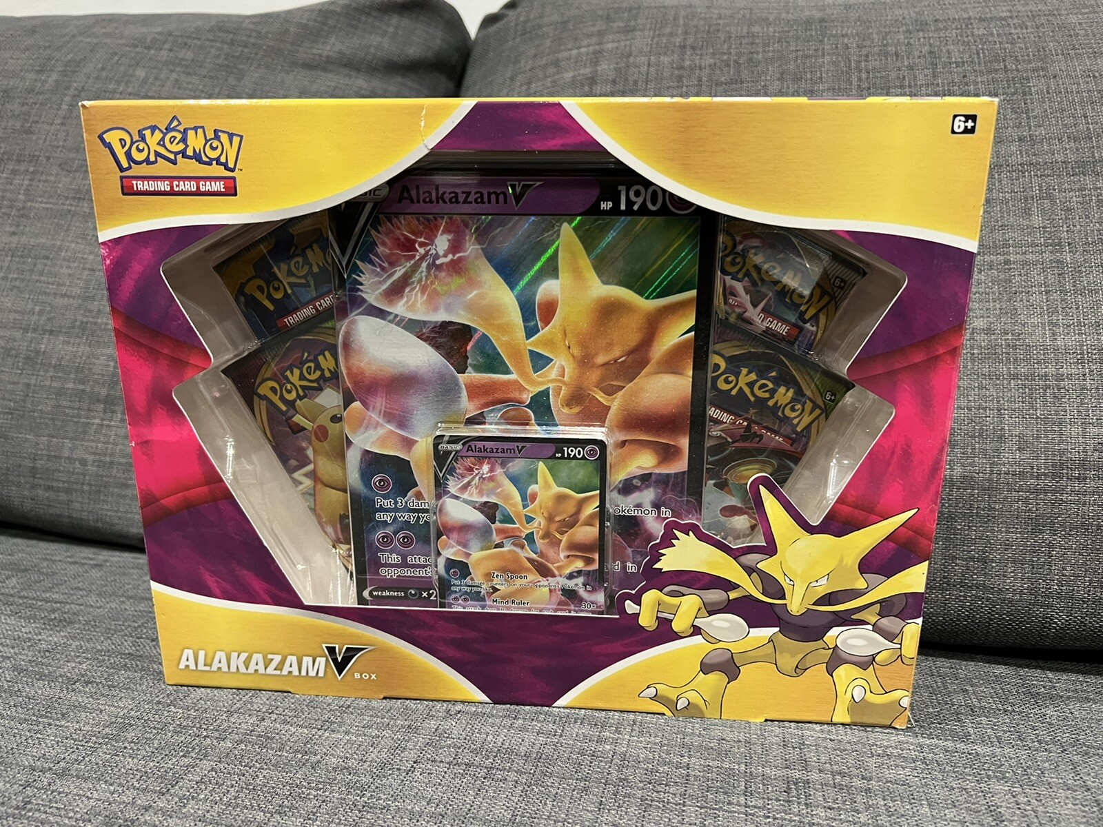 Pok%C3%A9mon+Trading+Card+Game+Alakazam+V+Box+-+Multicoloured+ ...