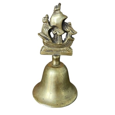 Brass Nautical Ship Sailing Bell 5” Vintage | eBay