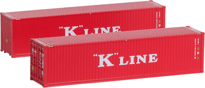 KATO N Gauge 40ft High Cube Container (K Line) (2 pcs) 23-580D | eBay