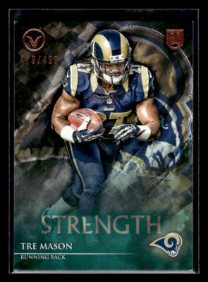 2014 Topps Valor #167 Tre Mason 479/499 Rookie Strength St. Louis Rams ...