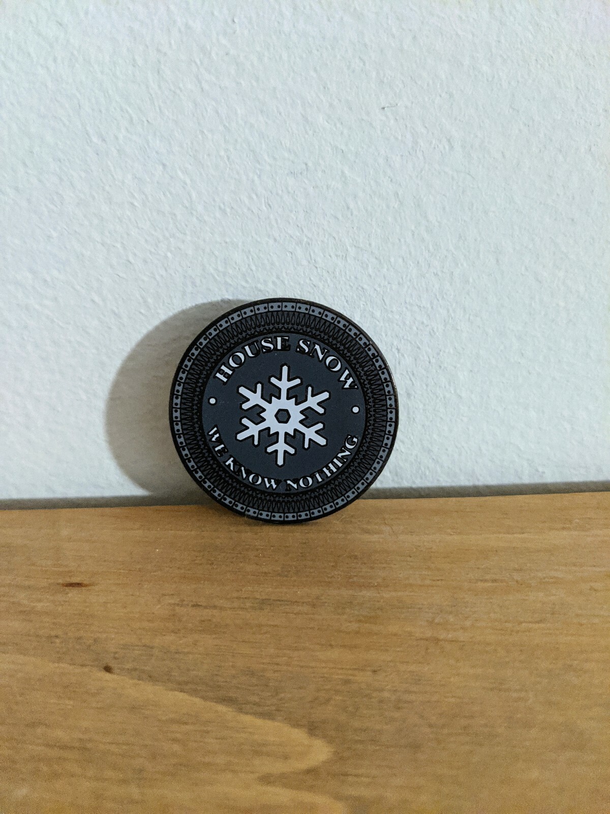 Games of Thrones Jon Snow Pin House Snow sigil | eBay
