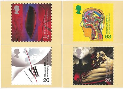 GB MINT MNH PHQ CARD POSTCARDS NO 203 1999 INVENTORS' TALE FULL SET | eBay