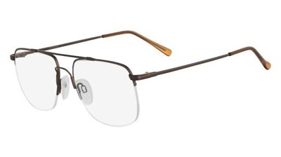 NEW Flexon Autoflex A17 200 Brown Eyeglasses 55/17/140 with Flexon Case ...