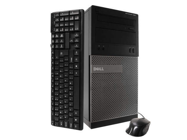 Dell Tower Computer Desktop PC Intel i5 16GB 500GB SSD + 2TB HDD WIFI ...