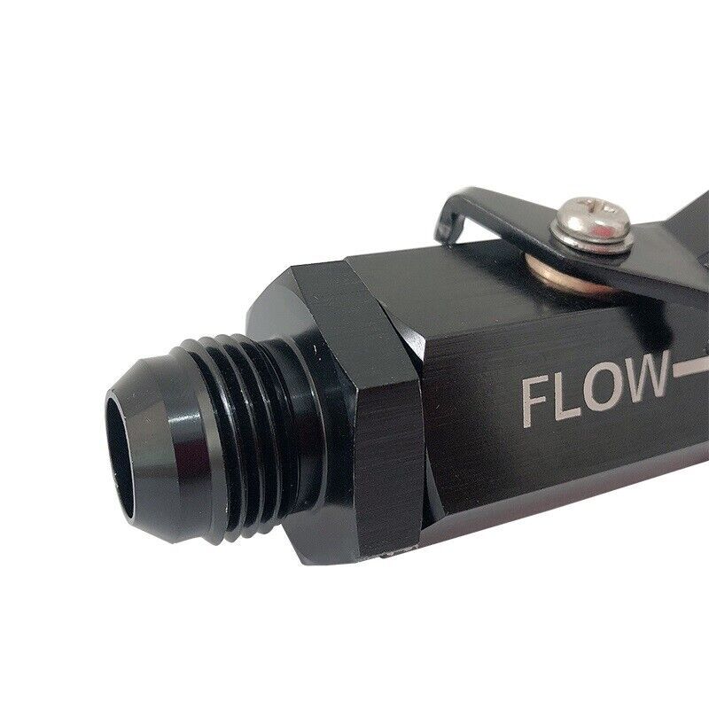 10AN Male Flare Inline Fuel Shut Off Valve Flow Control Cut Off With ...