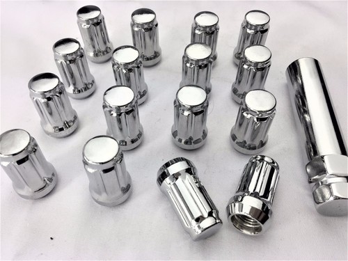 20X M12 x 1.25 Spline Drive Tuner Lug Nuts+Key Wheel Locks For NISSAN ...