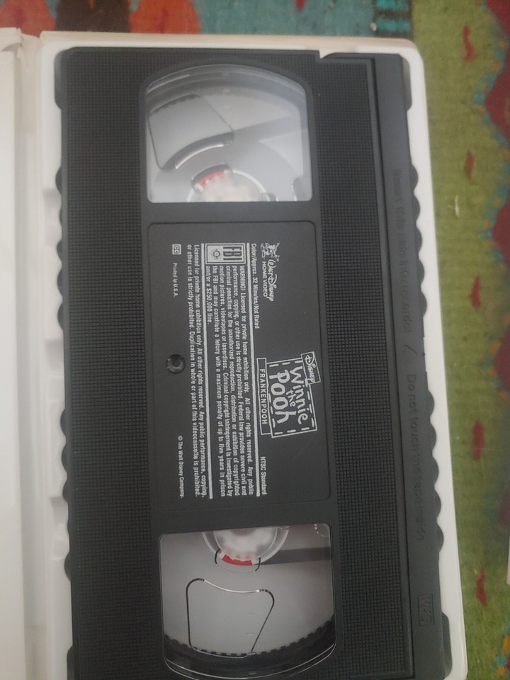 Winnie the Pooh - Frankenpooh (VHS, 1995, Clamshell) Disney Kids ...