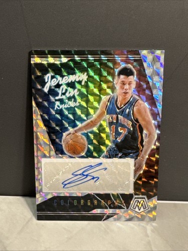 2024-25 Mosaic Jeremy Lin Colorgraphs Autograph Auto #COL-LIN Knicks | eBay