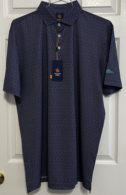 Donald Ross "Sport" Fit Polo. 2XL, "Alfie" Navy/Multi, New with Tags | eBay