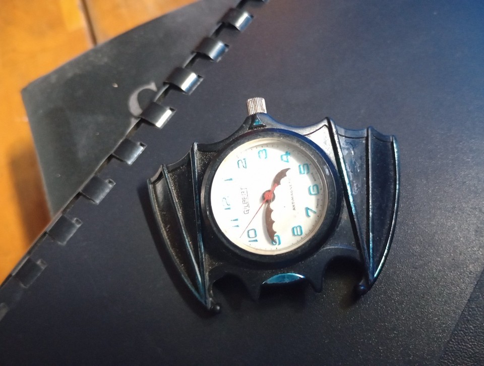 Vintage 1966 Gilbert Batman Watch Rare Batwing | eBay