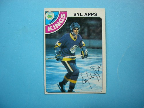 1978/79 O-PEE-CHEE NHL HOCKEY CARD #56 SYL APPS VG/EX NICE!! AUTO ...