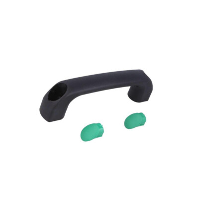 4.444.002-04 Handle Mat: Polyamide Black H: 40mm L: 145mm Green W: 22 ...