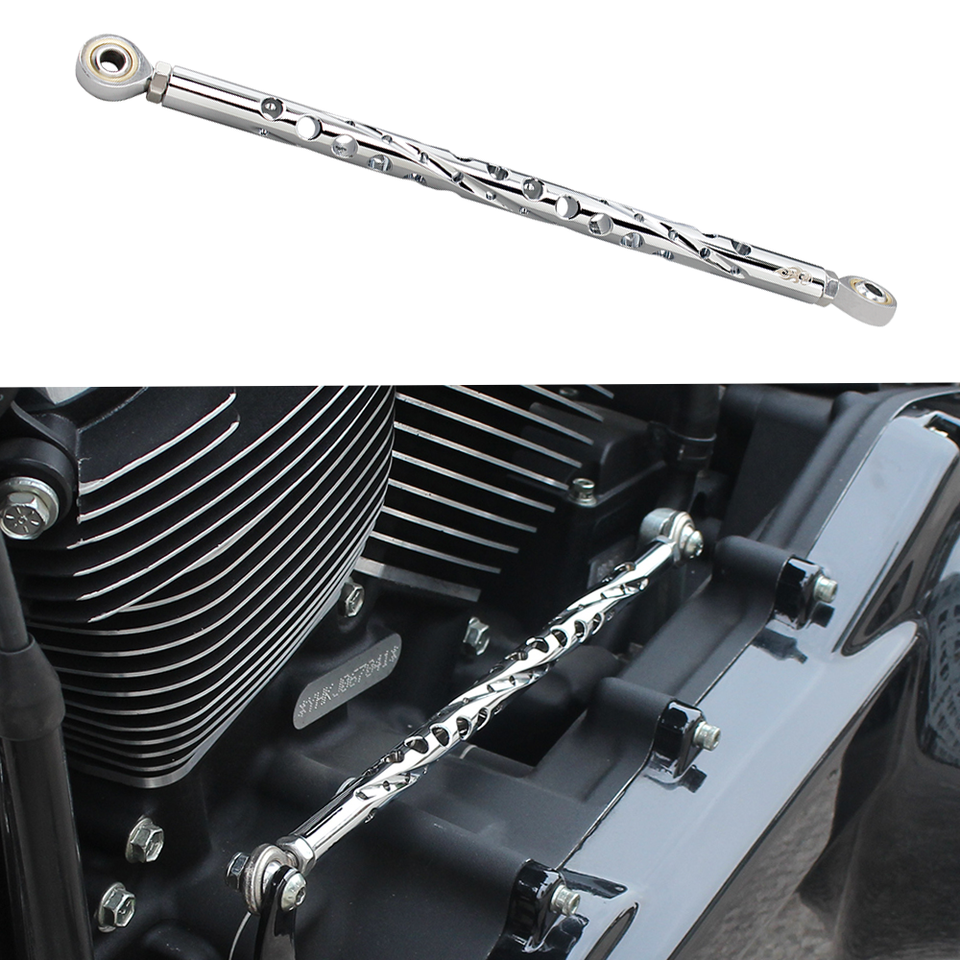 Chrome Shift Linkage Rod for Harley Breakout Fat Boy Bob Street Road ...