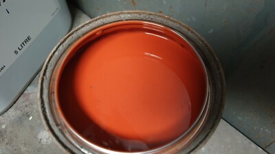 RED OXIDE PPG 2k 2pak PAINT HOTROD COLOUR PAINT CAR CHEAP RESPRAY ...