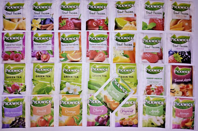 "PICKWICK " Selection Pack 29 Different Enveloped tea Bags | eBay