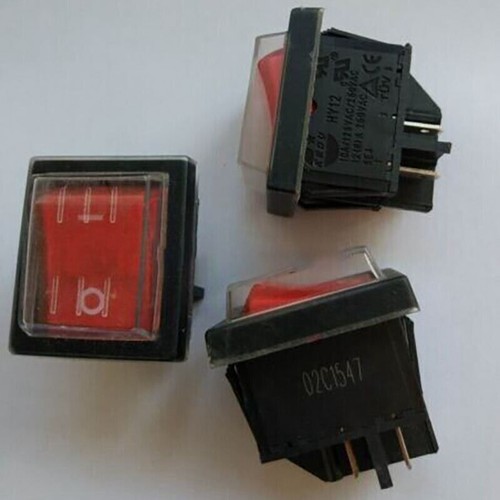1PCS KEDU HY12 4Pins 12A 250VAC Rocker Switch With Waterproof Cover | eBay