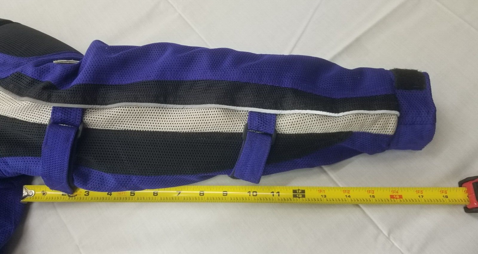 Nitro Racing Full Zip Padded Motorcycle Jacket Blue Size Medium INV.# M ...