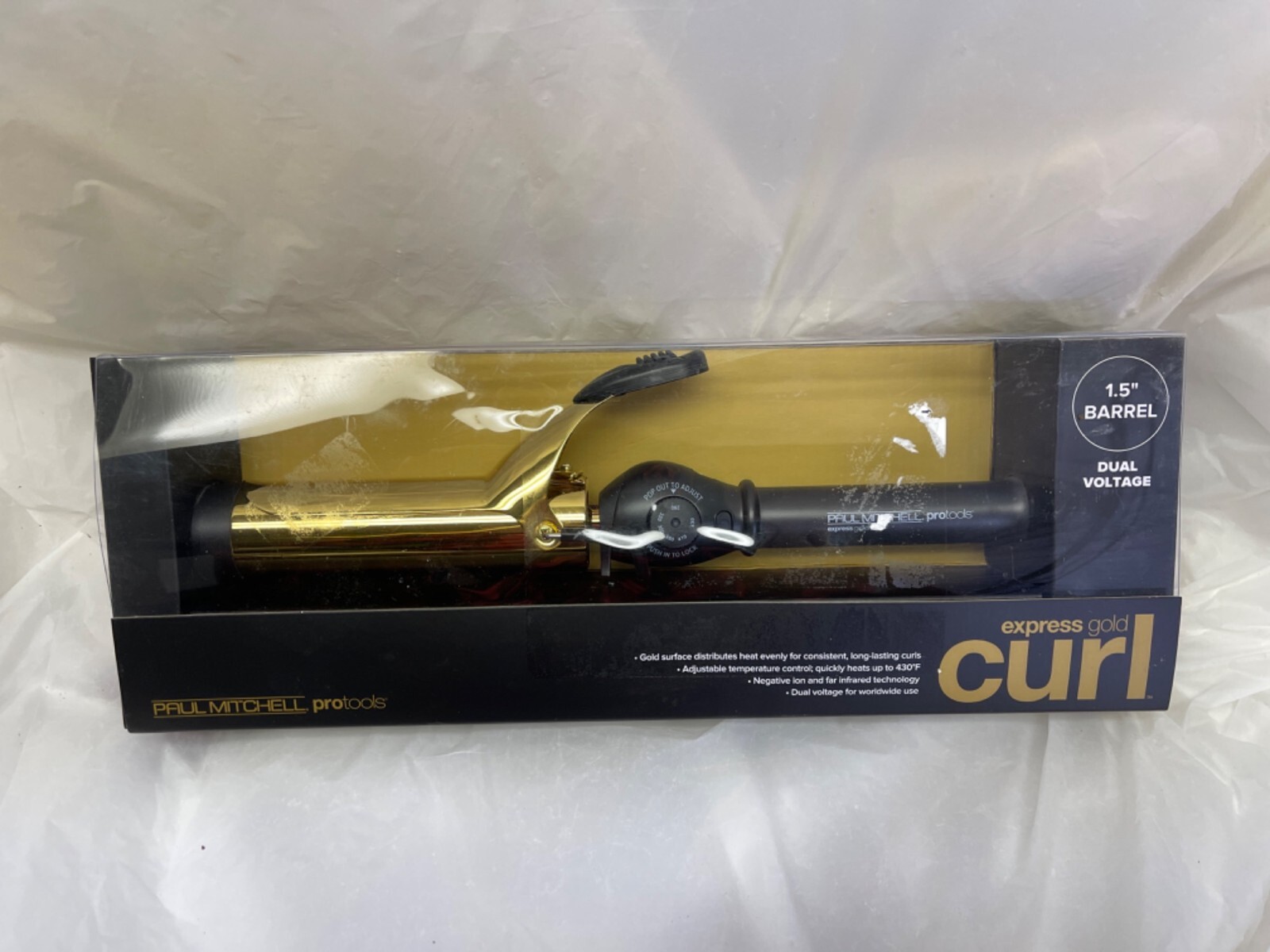 Paul Mitchell Pro Tools Express Gold Curl Spring Iron 1.5 Inches | eBay