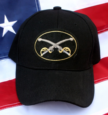 CAVALRY CROSSED SABERS USA CAP BEANIE CAV HAT AIR ARMOR US ARMY WOWAH ...