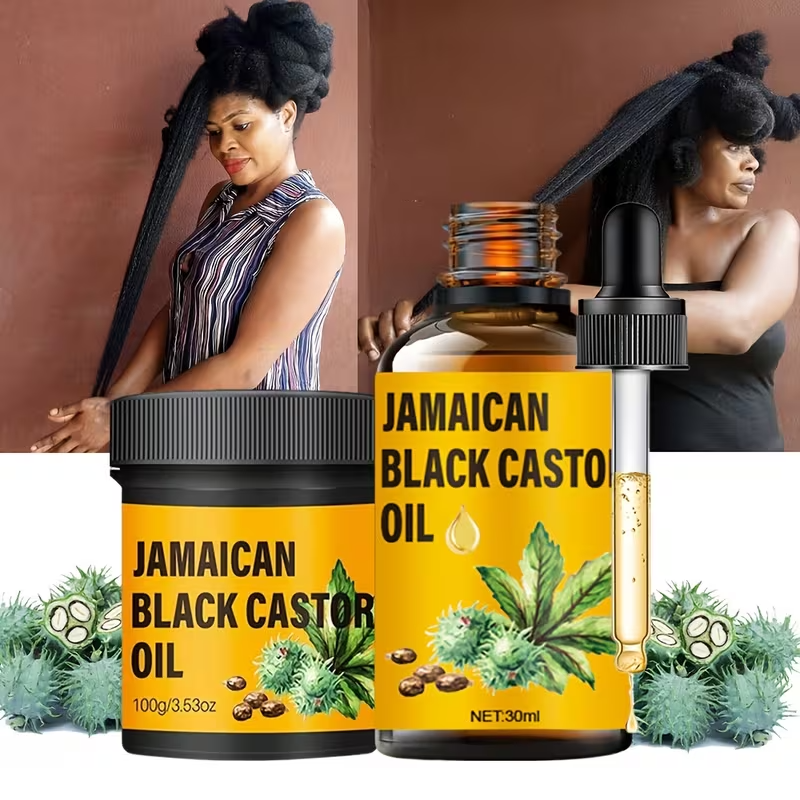 2pcs Jamaican Black Castor Oil Hair Plus Black Castor Oil Hair Cream | eBay
