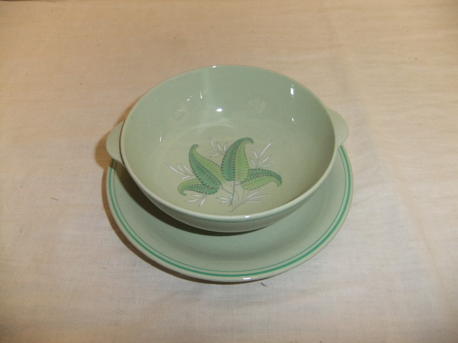 Spode Montego Flemish Green - retro vintage green tableware 8I4A # | eBay