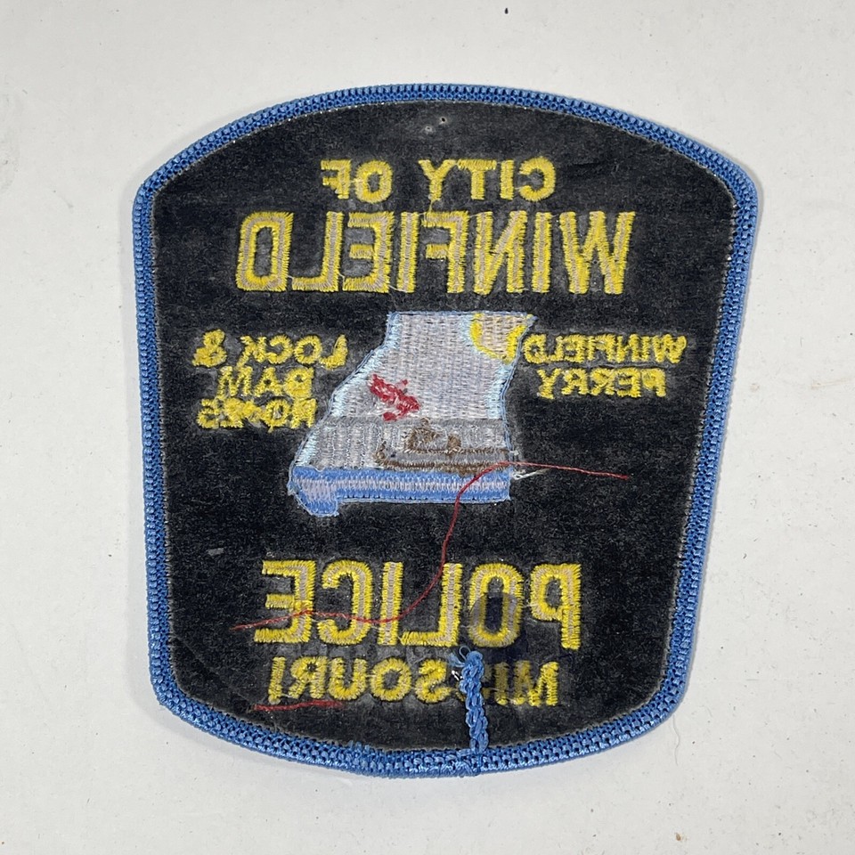 Missouri City of Winfield Police Patch Winfield Ferry Lock & Dam Law ...