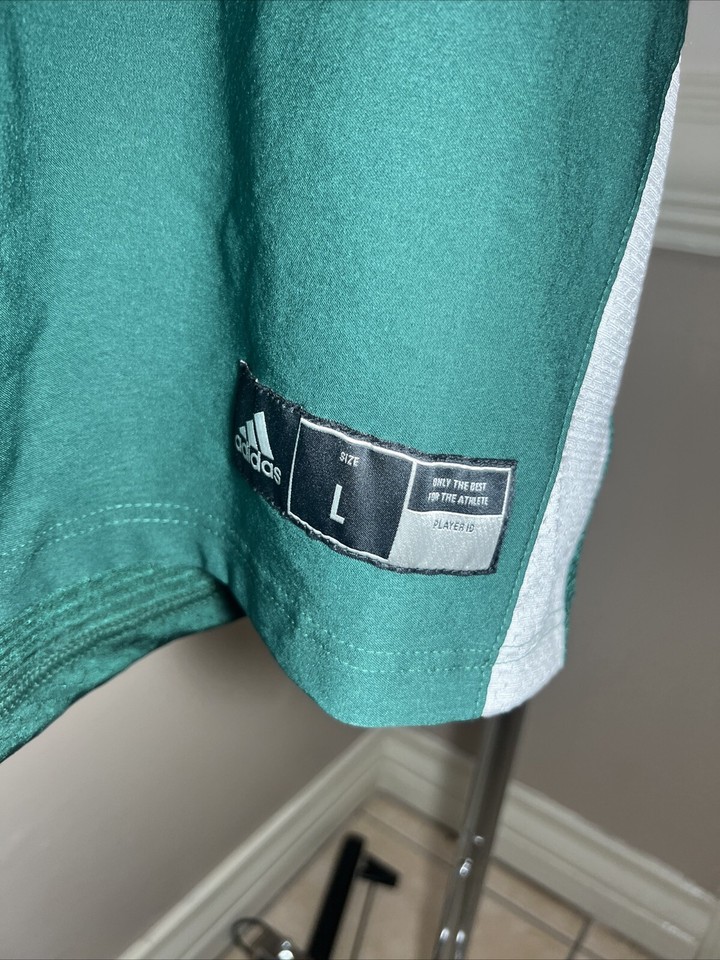 Adidas Woven Football Jersey GG7396 A1 Stock J GREEN WHITE Men’s Sz L ...