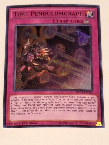 Time Pendulumgraph - PEVO-EN008 Ultra Rare Yugioh! Holo Foil Nice! | eBay