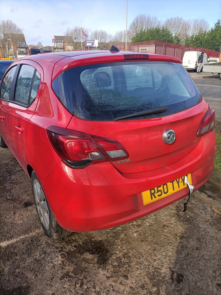 BREAKING VAUXHALL CORSA E 2015 1.2 PETROL IN RED COLOUR | eBay UK
