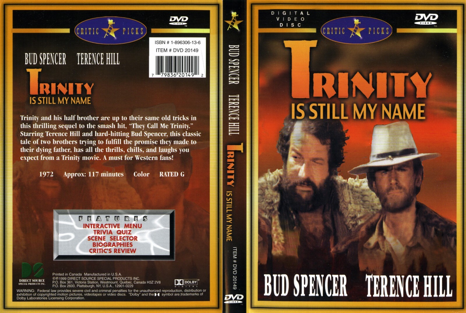 Trinity Is Still My Name Poster