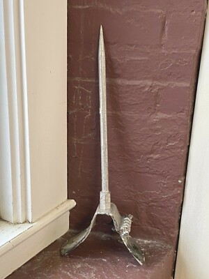 Vintage ALUMINUM Lightning Rod & Bracket, Functional, Interior Design ...