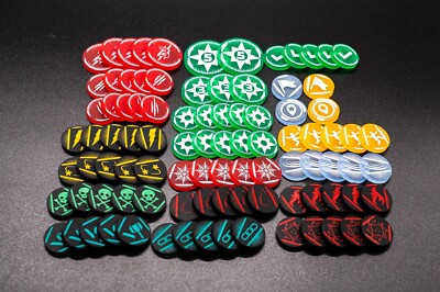 Marvel Crisis Protocol Premium Acrylic Token Set - Playset - MCP - MCU ...