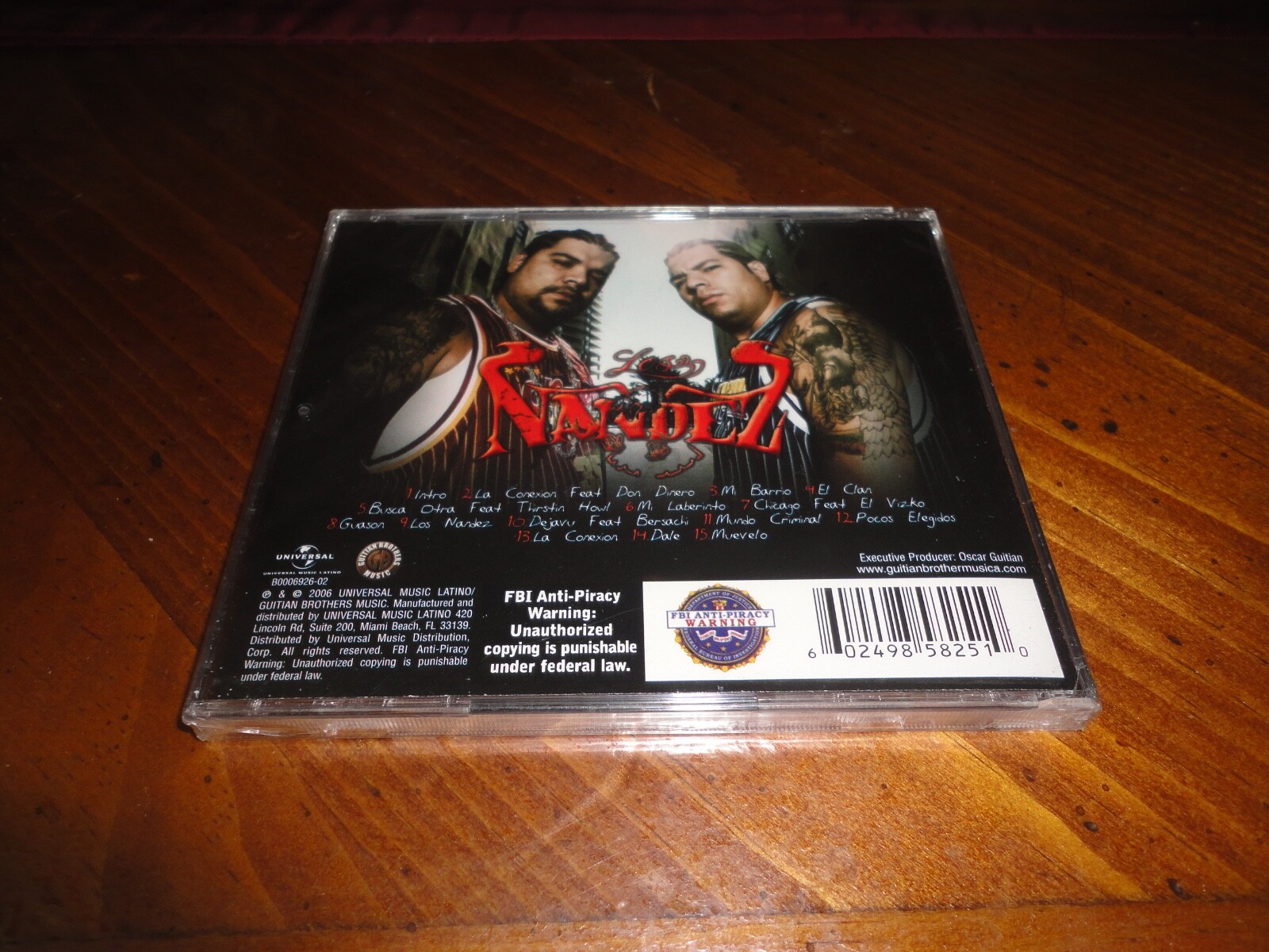 LOS NANDEZ CD - Latin Rap Hip Hop - Don Dinero El Vizko Bersachi - 2006 ...