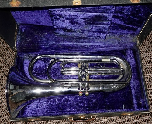 FE Olds & Son Ultratone II 2-Valve Marching Baritone AS IS | eBay