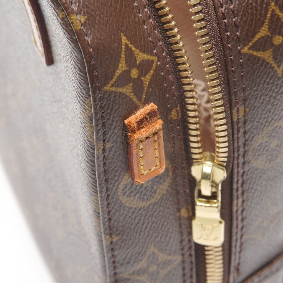 Authentic LOUIS VUITTON Monogram Spontini Handbag Brown EB0555 | eBay